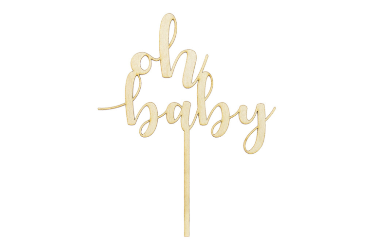 Toper za tortu - Oh baby - PartyWorld Veleprodaja